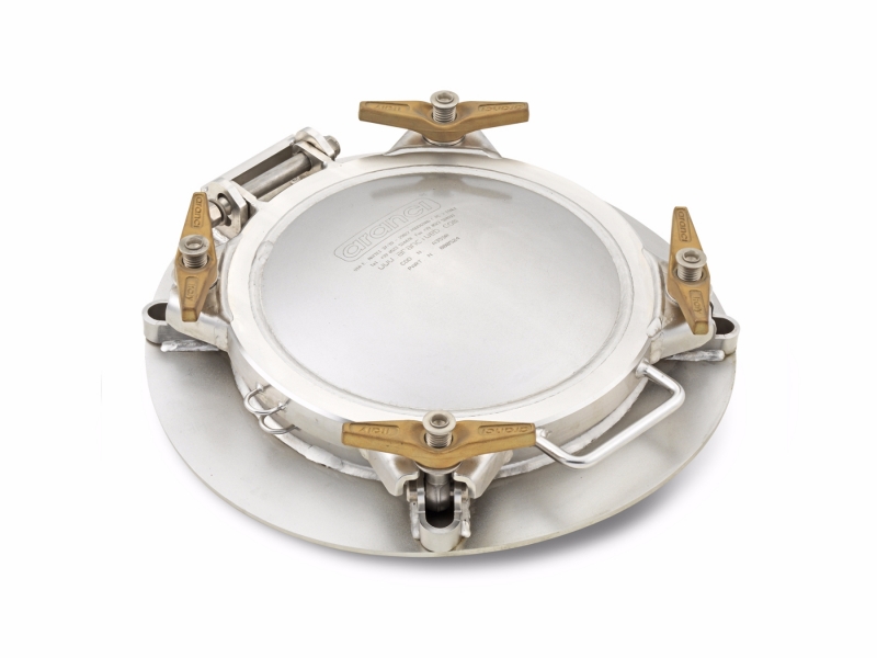 Type "B" Inspection cover with compensating ring EN 14025 ADR EN 13445 ...